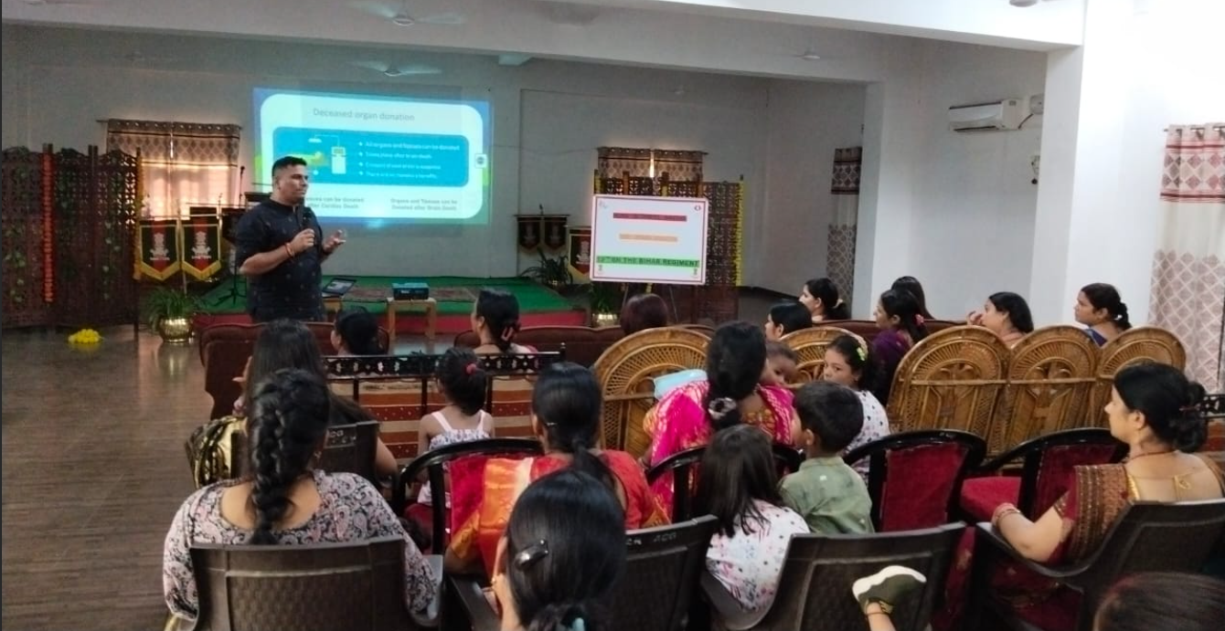 Organ Donation Talk, Bihar Regiment Jawans, Delhi - Organ India